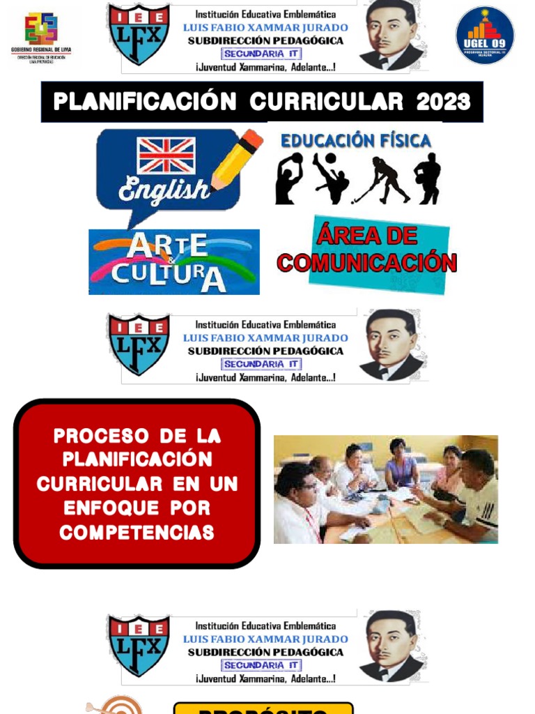 Planificacion Anual y Edas 2023 | PDF