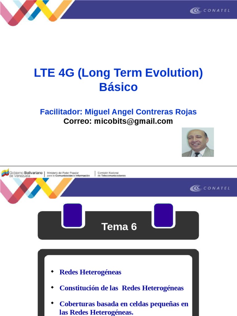 PD LTE Tema6 | PDF | Lte (Telecomunicaciones) | Inalámbrico