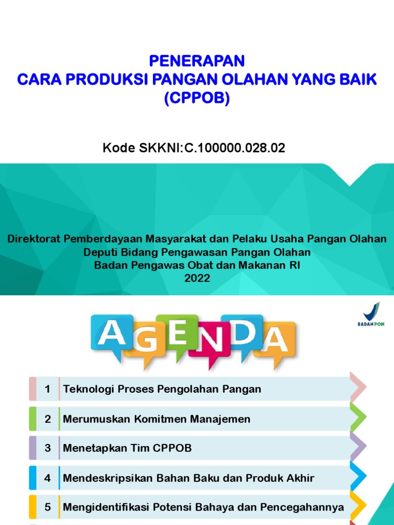 6.mendesain Penerapan Persyaratan Umum Penerapan CPPOB | PDF | Bisnis | Teknologi & Rekayasa