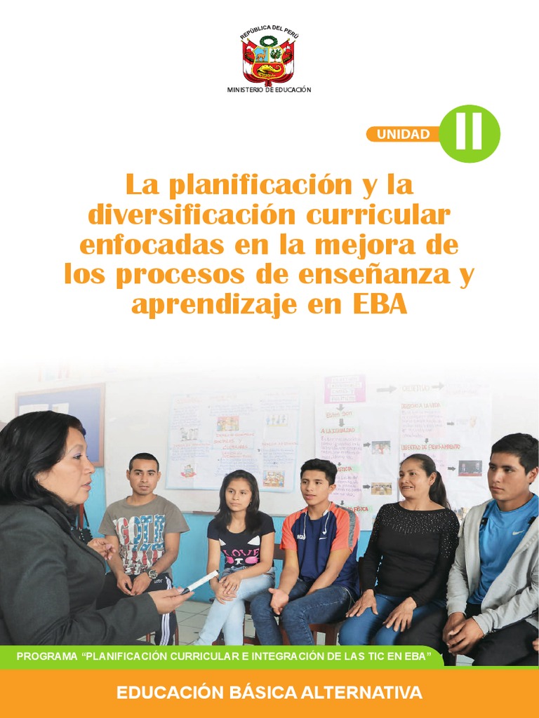 EBA Fasciculo Unidad2 CURSO1 | PDF | Aprendizaje | Plan de estudios