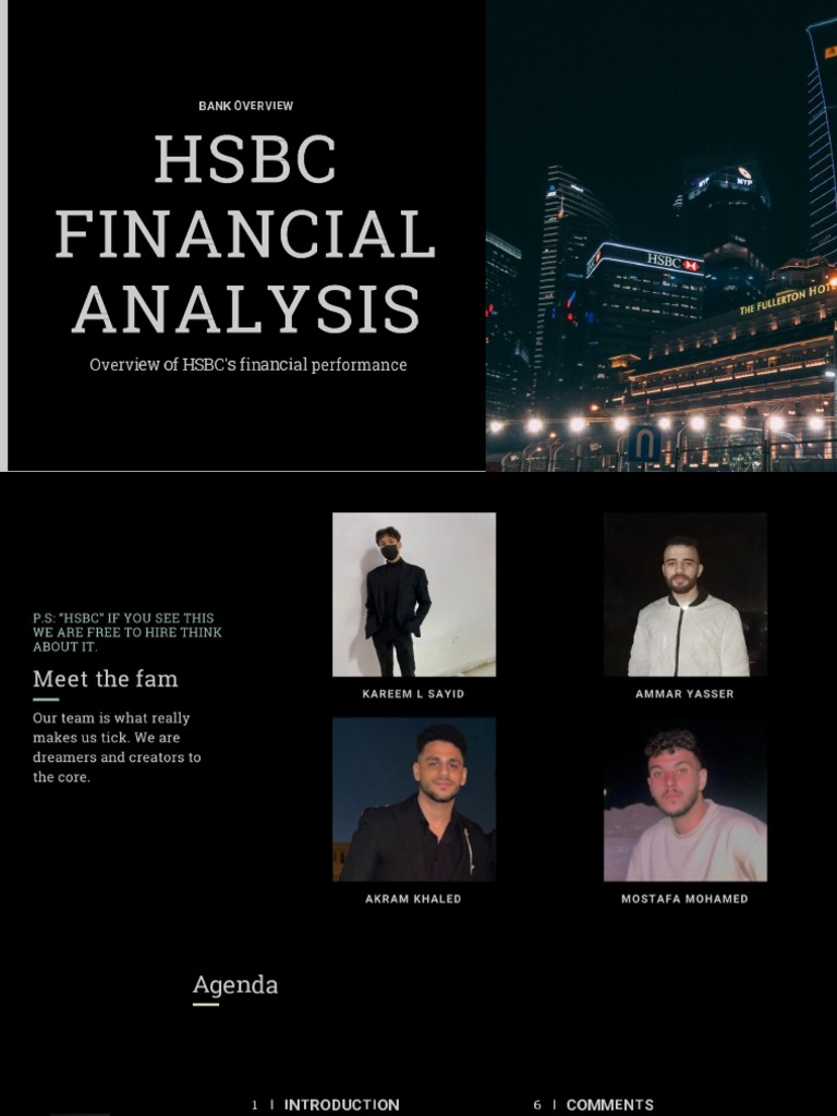 HSBC Financial Analysis PP | PDF | Leverage (Finance) | Money