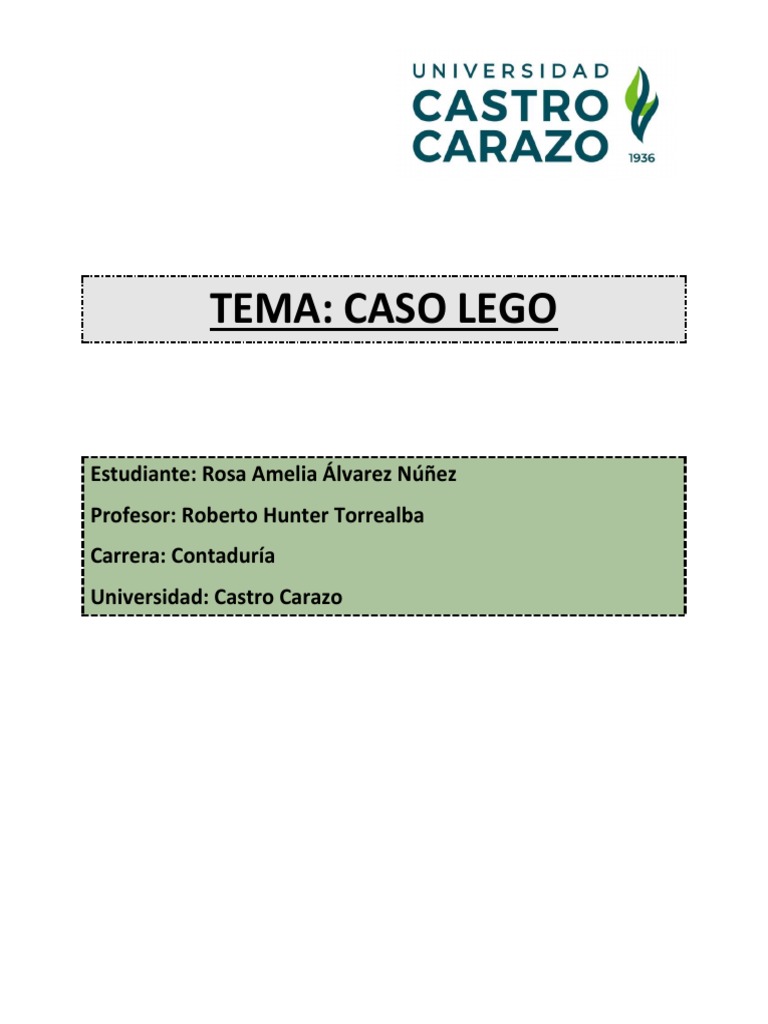Tema Caso Lego | PDF | Marca | Marketing