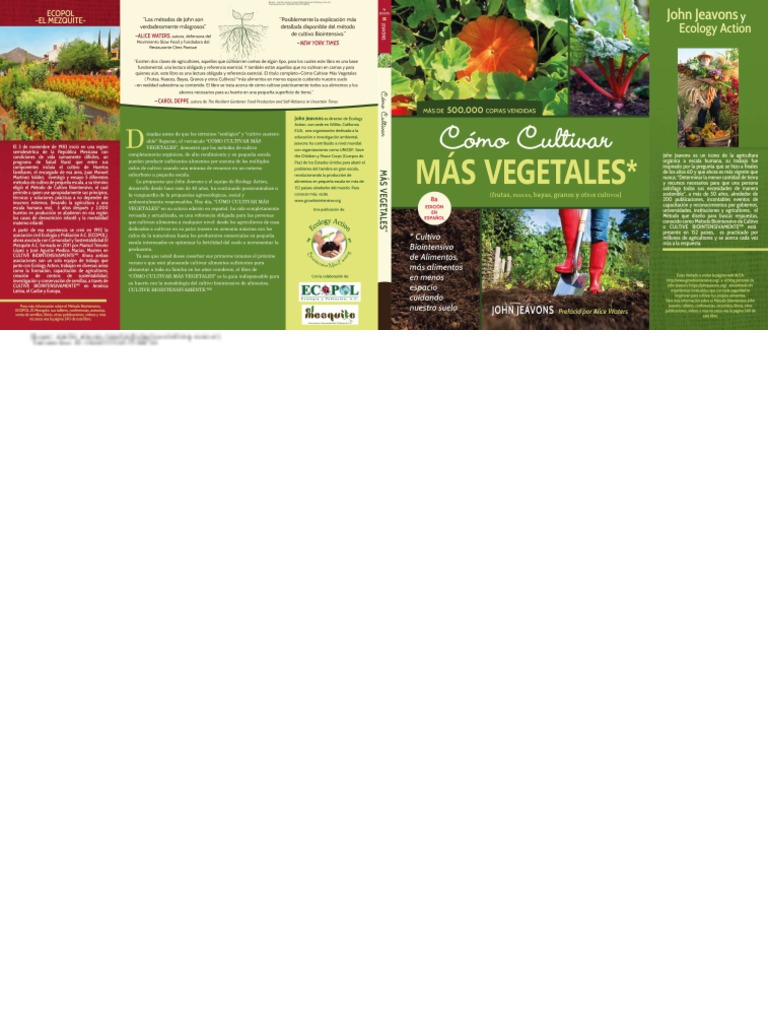 Como Cultivar mas Vegetales John Jeavons_compressed.pdf | PDF | Suelo ...