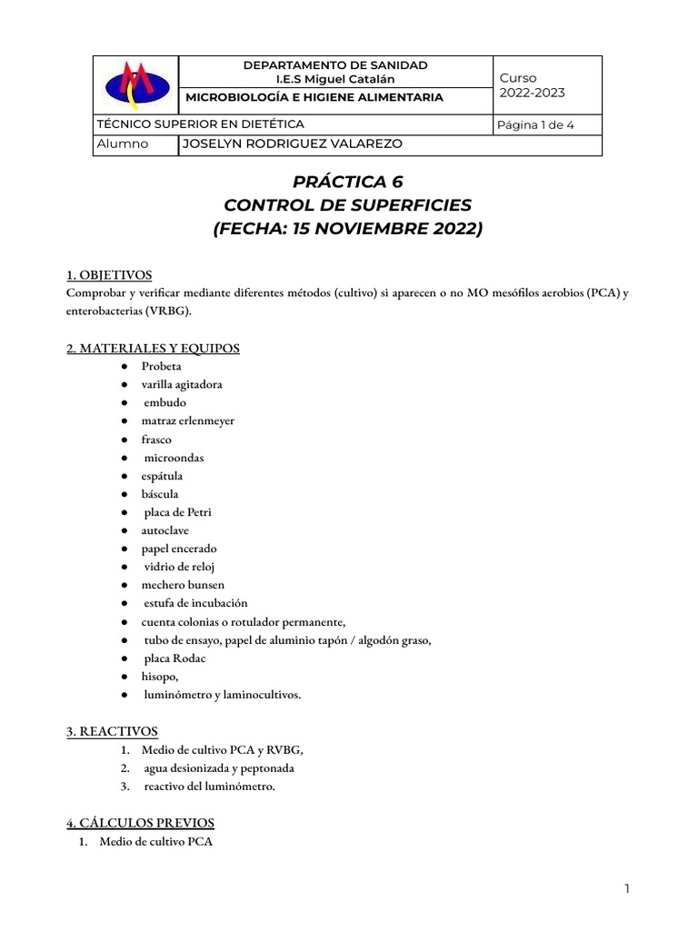 Práctica MICRO | PDF