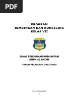Program Tahunan BK SMP 2025-2026 | PDF
