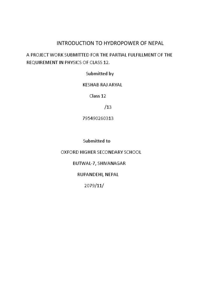 Introduction To Hydrology | PDF | Hydroelectricity | Hydropower