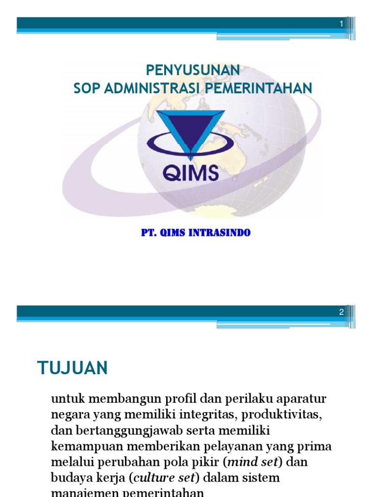 Materi SOP AP PDF | PDF