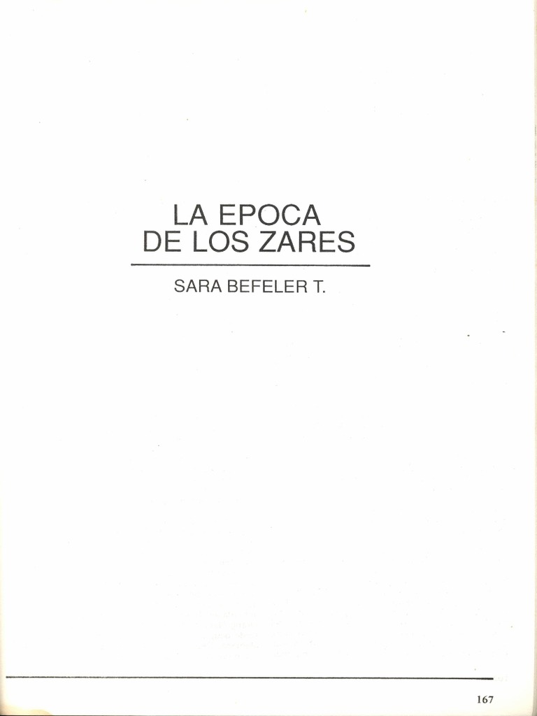 La Época de Los Zares | PDF