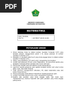 Contoh Soal KSM MTK 2024 | PDF