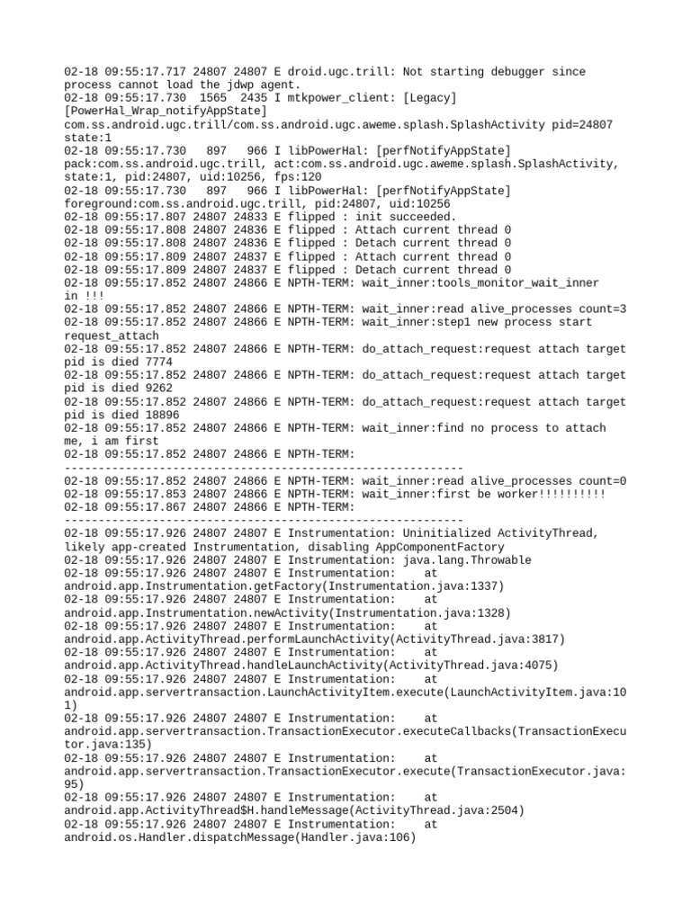 Log | PDF | Java (Programming Language) | Computer Architecture