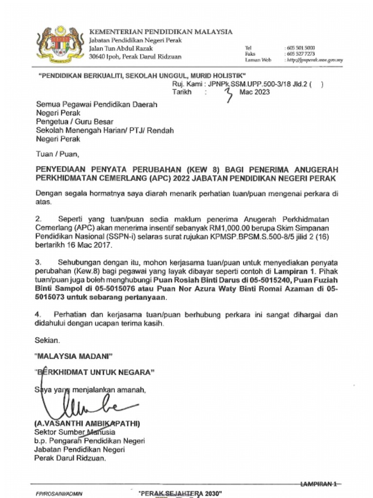 Surat Apc 2022 | PDF