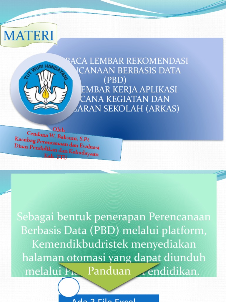 Panduan PBD & ARKAS untuk Sekolah | PDF | Seni | Komputer