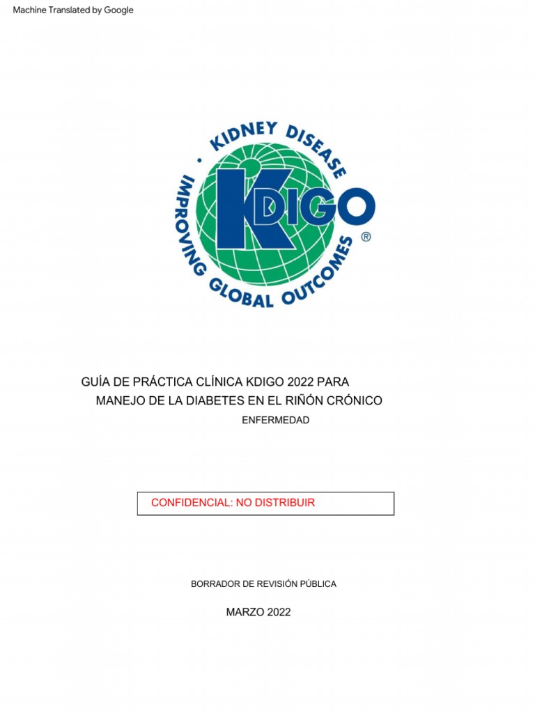 KDIGO 2022 Diabetes Management GL - Public Review Draft - 1mar2022 PDF ...