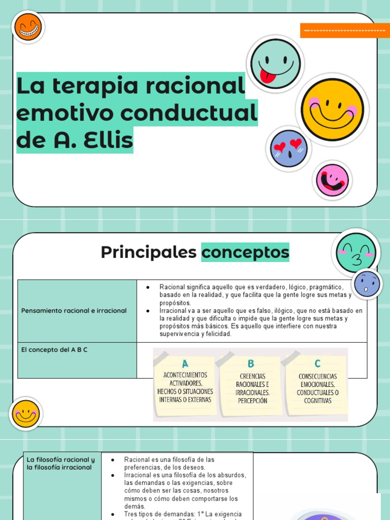 La Terapia Racional Emotivo Conductual de A. Ellis PDF | PDF ...