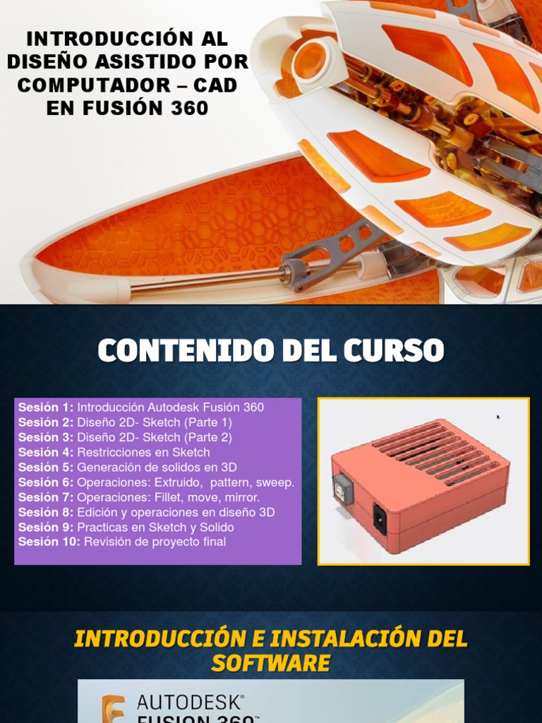 Curso Completo de Diseño en Fusion 360 | PDF | Arte | Informática