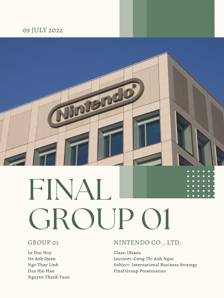 Final Group Presentation - IBS301m | PDF