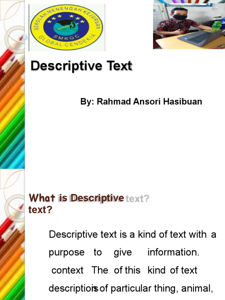 Understanding Descriptive Texts | PDF | Verb | Noun