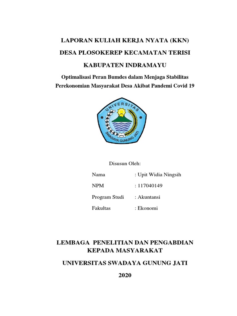 Laporan KKN Upit PDF | PDF | Politik | Ilmu Sosial