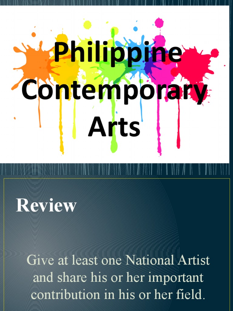 Contemporary National Artist Allied Arts | PDF | Philippines