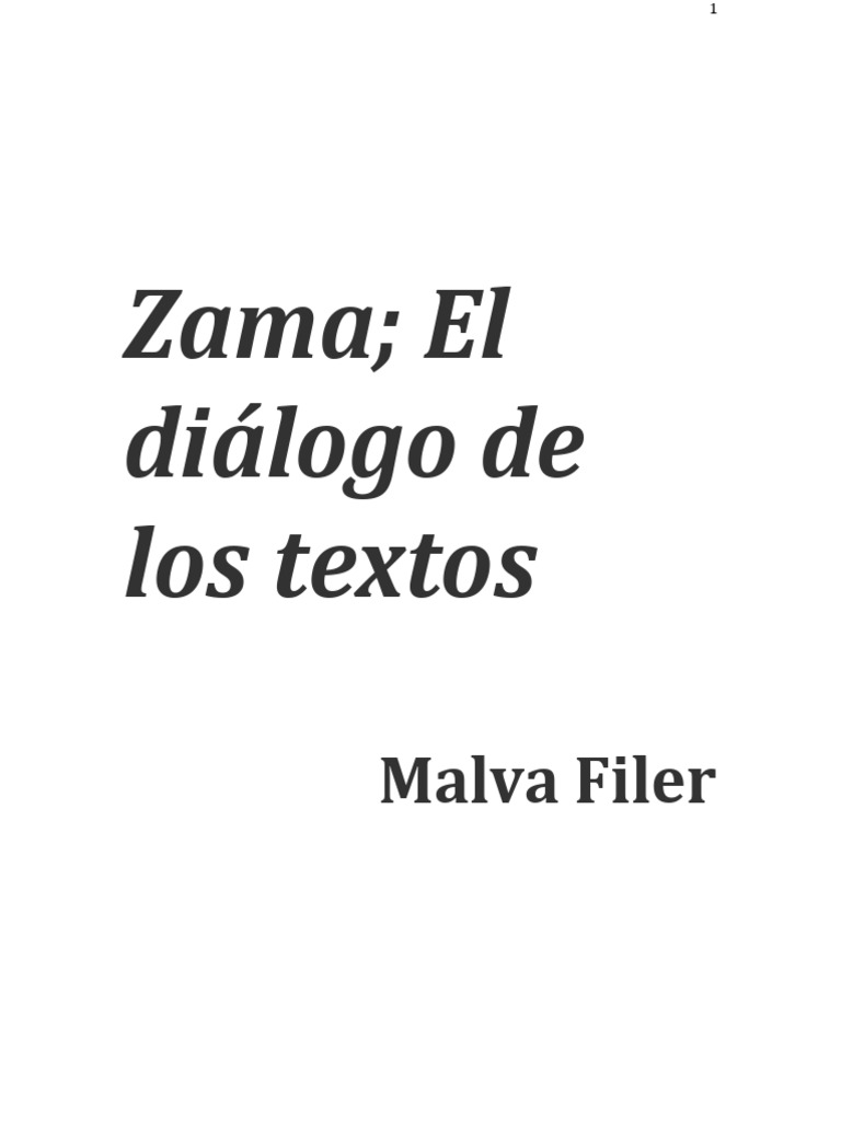 14.zama Libro Completo Prel. A Bibiografi769a | PDF | Ficción de terror