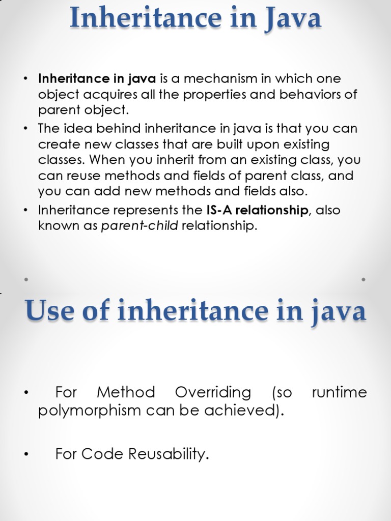 Inheritance | PDF | Inheritance (Object Oriented Programming) | Class (Computer Programming)
