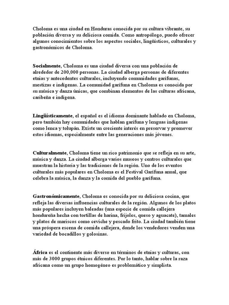 Choloma Es Una Ciudad en Honduras Conocida Por Su Cultura Vibrante ...