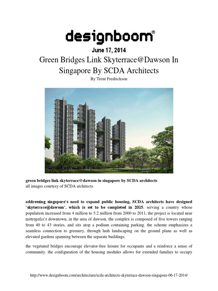 Skyterrace@Dawson Green Bridges | PDF | Building | Environmental Design