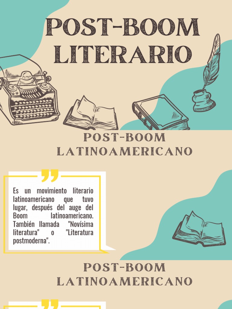 Post-Boom latinoamericano: movimiento literario posterior al Boom | PDF