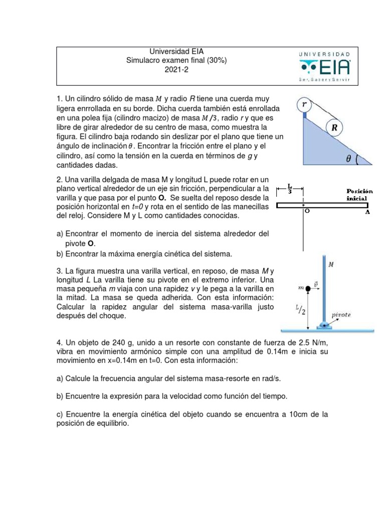Simulacro Final 2021-2 | PDF