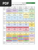 Color Coded Daily Homeschool Schedule | PDF | Linguistics | Behavior ...