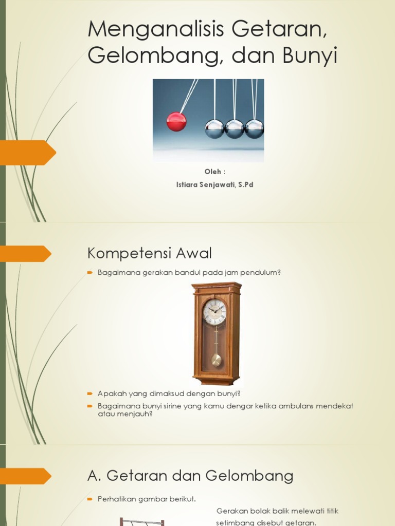 Menganalisis Getaran, Gelombang, Dan Bunyi | PDF | Metode & Bahan Ajar ...