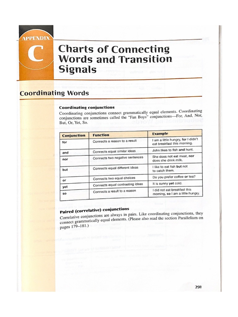 Connecting Words and Transition Signals - Oshima, Hague | PDF
