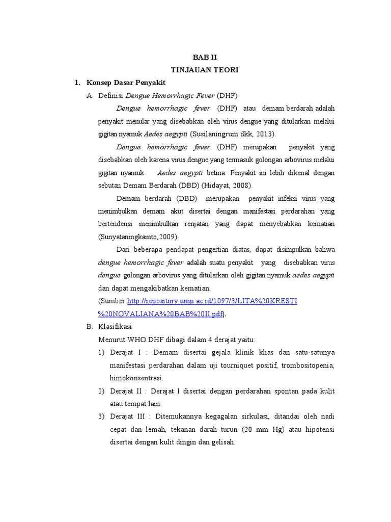 Revisi BAB II LP DHFFF | PDF