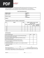NHM Leave Application Format, WB | PDF