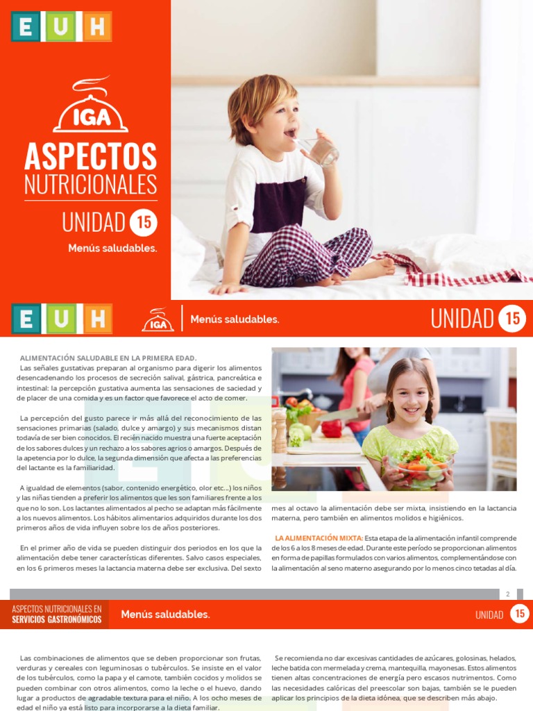 15 Menus Saludables PDF | PDF | Dieta | Alimentos