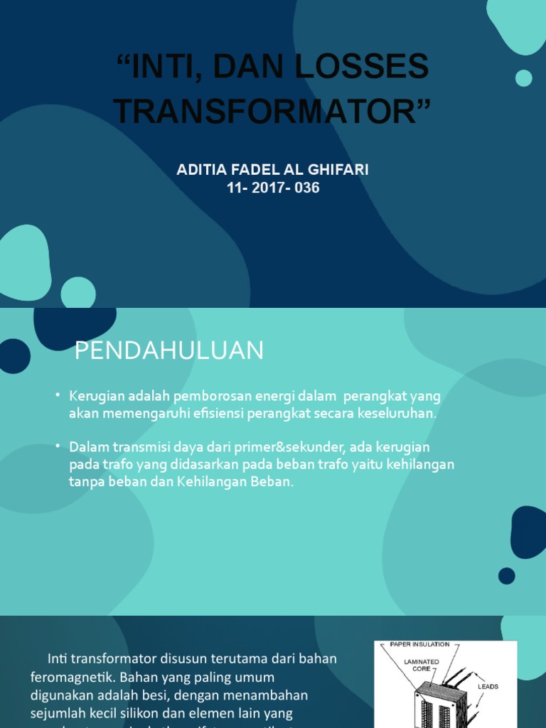 INTI, RUGI-RUGI TRAFO (Aditia Fadel Al Ghifari - 112017036) | PDF