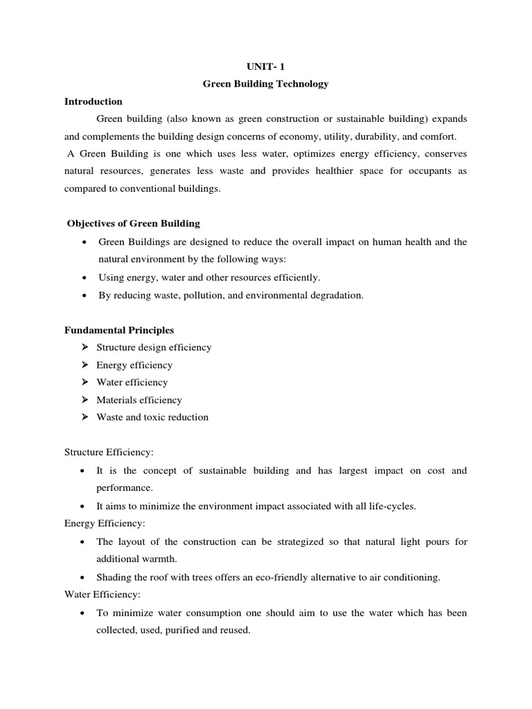 GBT Unit 12 | PDF | Green Building | Efficient Energy Use