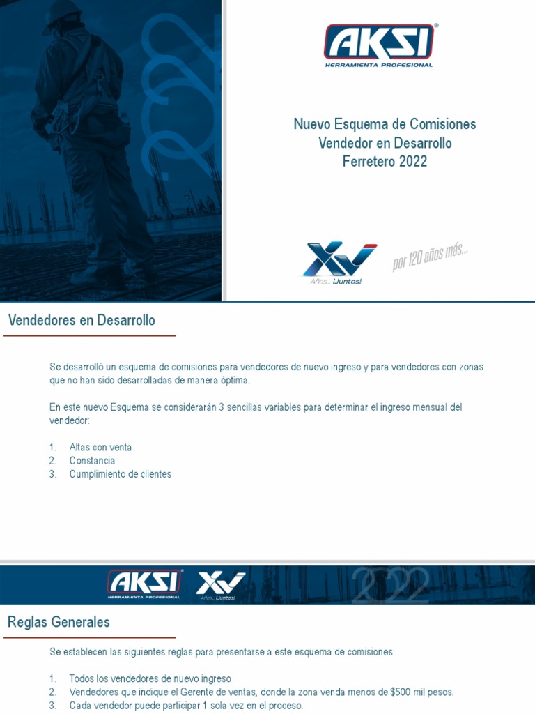 2022.10.31 - Nuevo Esquema de Comisiones 2022 Vendedores JR | PDF