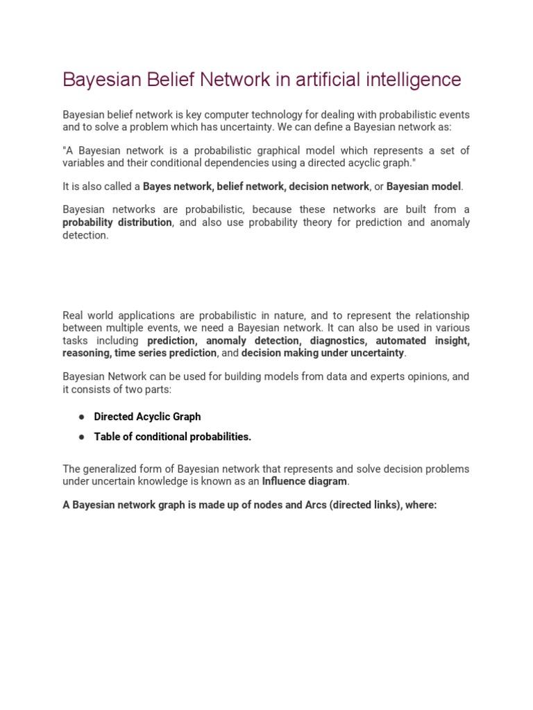 Bayesian Networks | PDF | Bayesian Network | Cognition