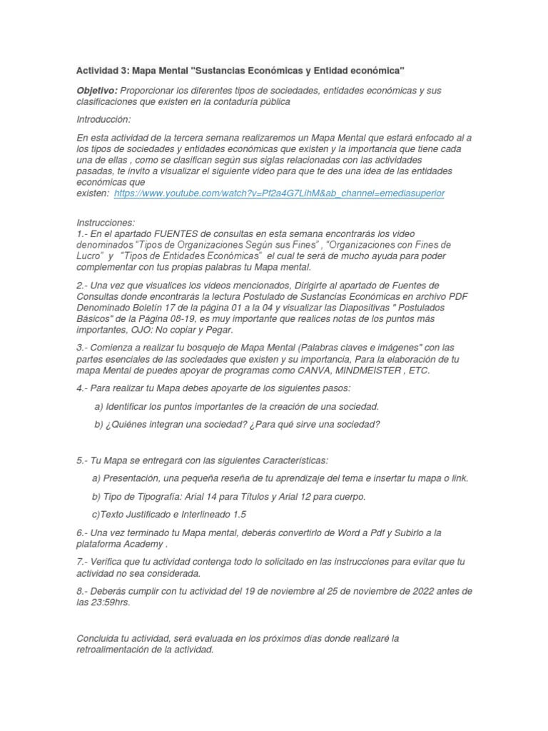 Mapa Mental de Entidades Económicas | PDF | Crecimiento personal y profesional | Negocios