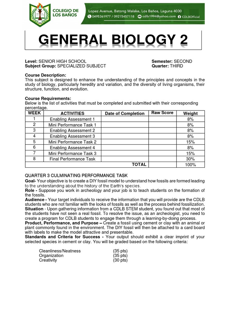 2022 2023 UNIT 1 GEN BIO 2 - Edited | PDF | Dna | Transformation (Genetics)