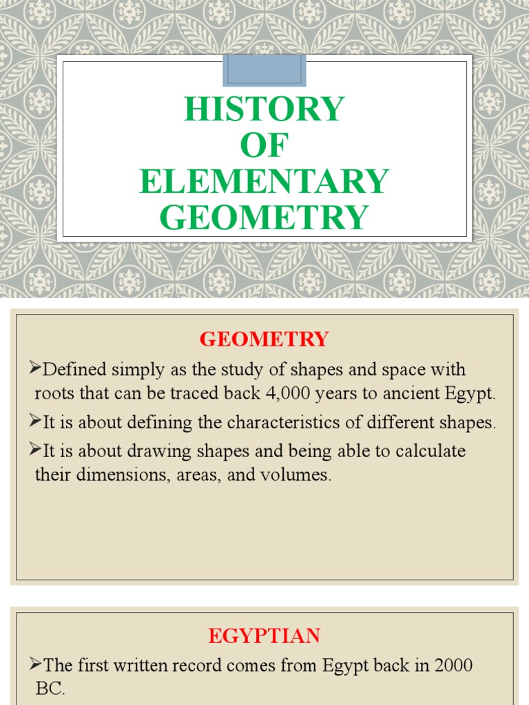 History of Mathematics | PDF | Geometry | Triangle
