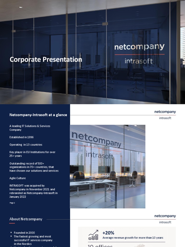 Netcompany Intrasoft Corporate Profile | PDF | Enterprise Resource ...
