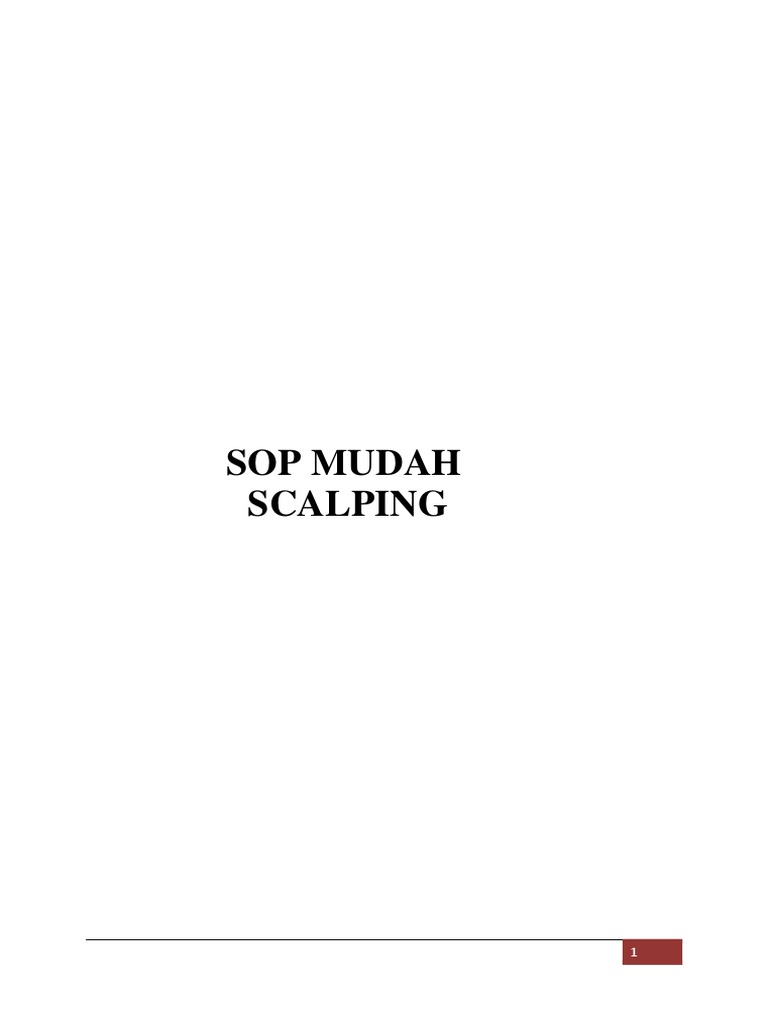 Sop Mudah Scalping Tiger | PDF