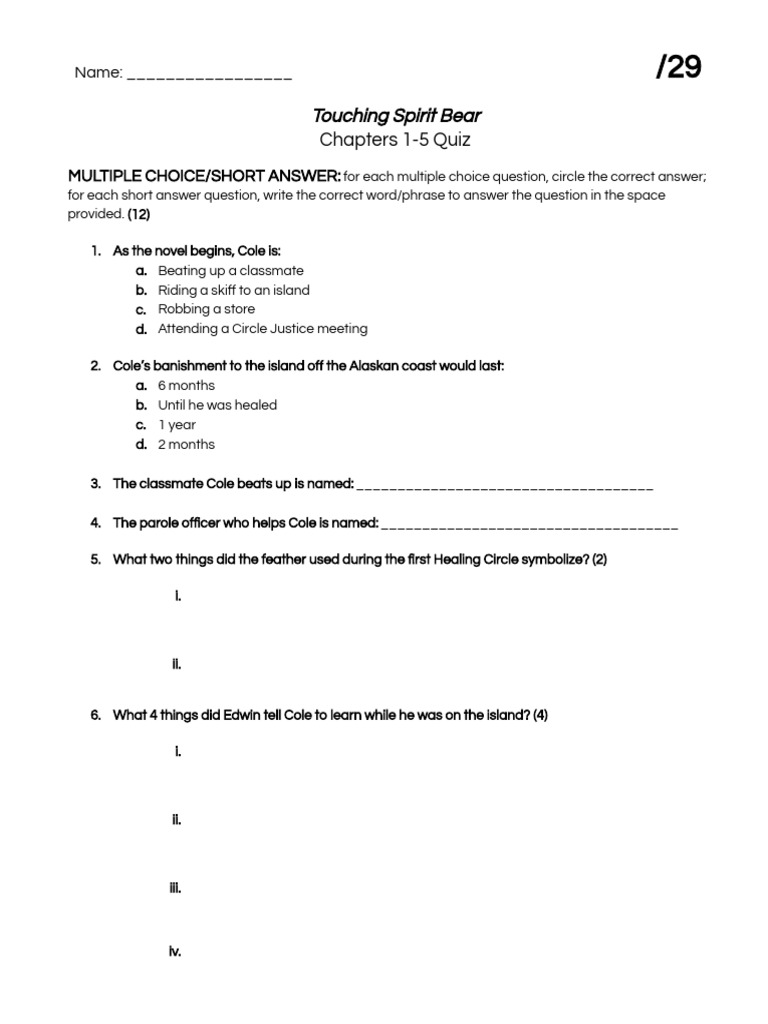 TSB Ch. 1-5 Quiz | PDF