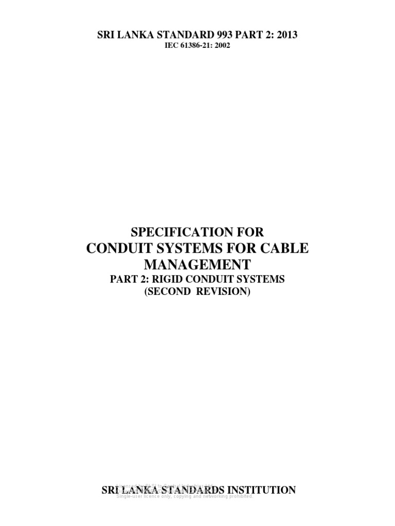 Iec 61386 | PDF | Pipe (Fluid Conveyance) | International ...