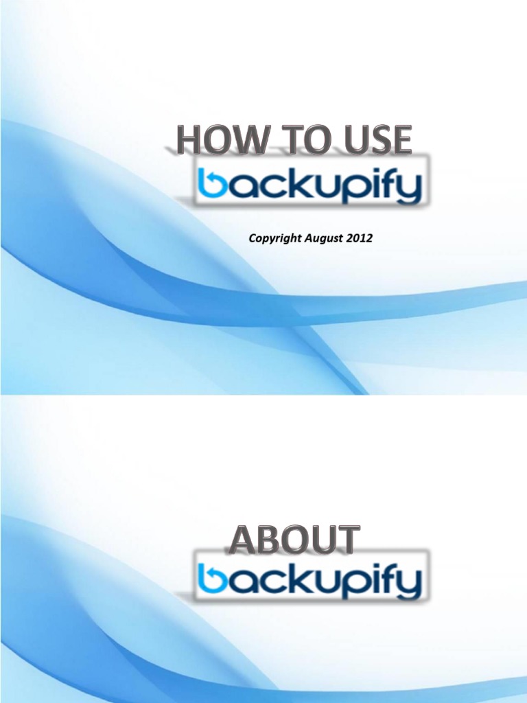 How To Use Backupify | PDF | Gmail | Login