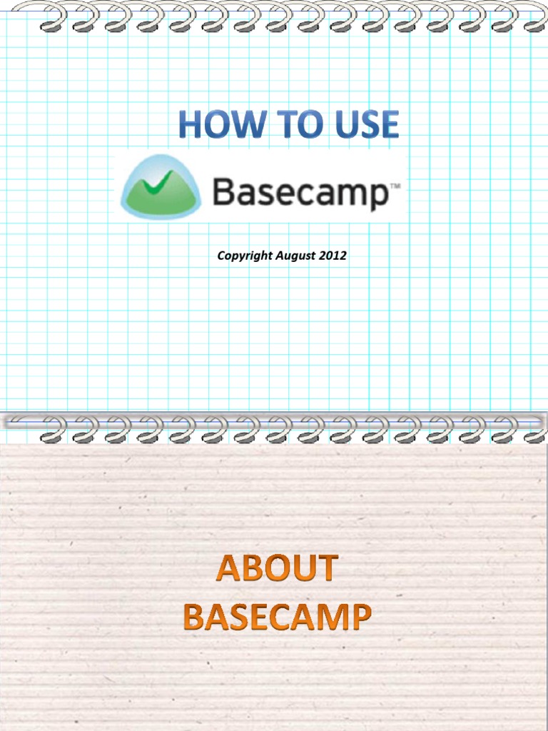 How To Use Basecamp | PDF | Professional Skills | Time Management