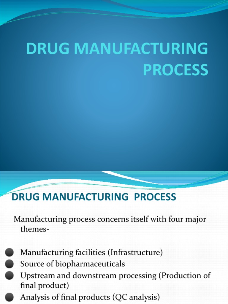Drug Manufacturing Process - 2 PDF | PDF | Disinfectant | Purified Water