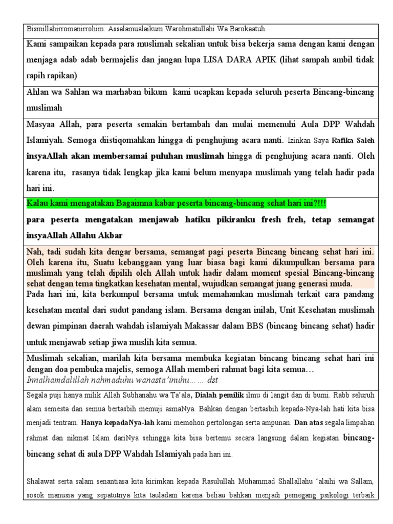 Script MC - BSS | PDF